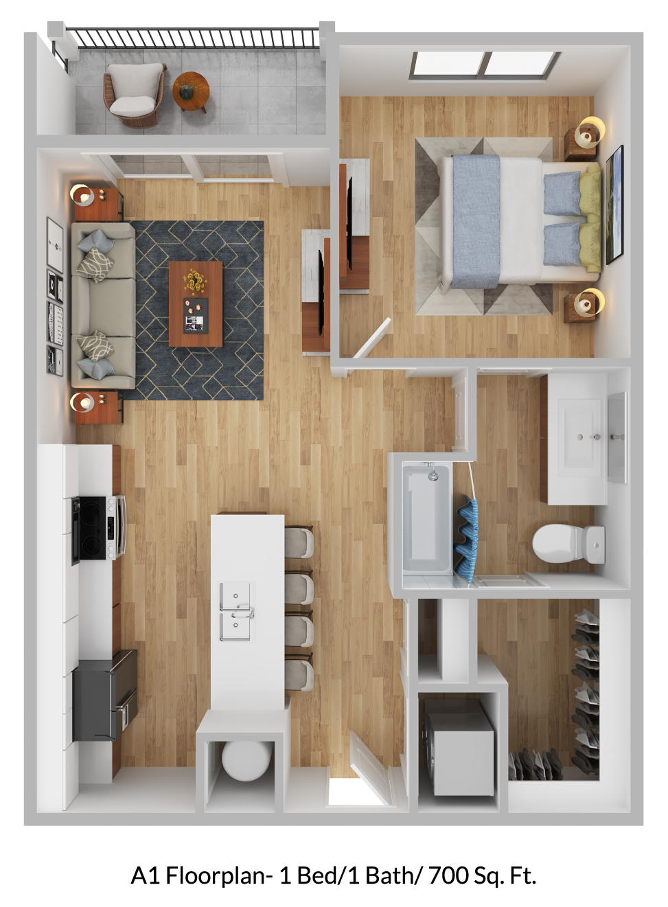 Apartment Floorplans in Tempe, AZ | Blue Eastline
